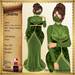 Second Life Marketplace - .: HD :. Selene Gown ~ Olive, Gorean, Norse ...