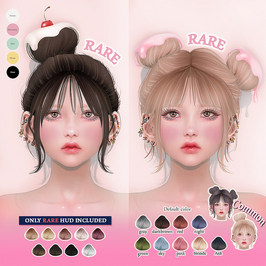 Second Life Marketplace - VCO ~ chouchou Hair _ RARE