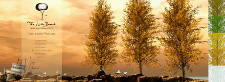 Second Life Marketplace - Lombardy Poplar Tree Animated 5 Seasons
