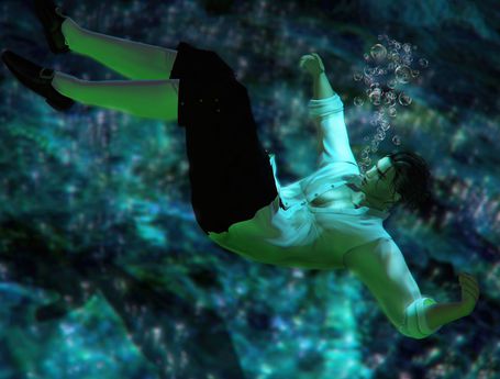 Second Life Marketplace - Drowning Poses Complete #1-6 BENTO