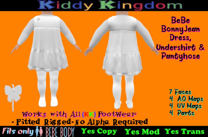 Second Life Marketplace - (KK) BeBe BonyJean Dress Deliver Box