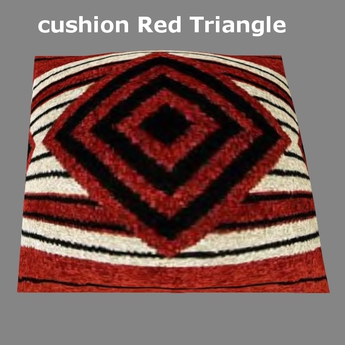 Second Life Marketplace - Mexican cushion Red triangle