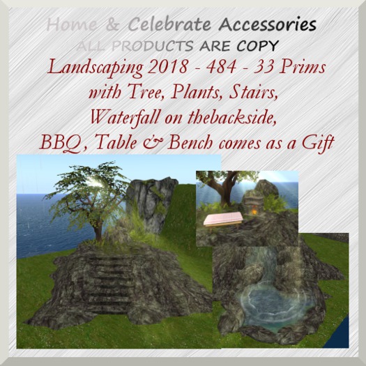 Second Life Marketplace - Landscaping 2018 - 484 - 33 Prims