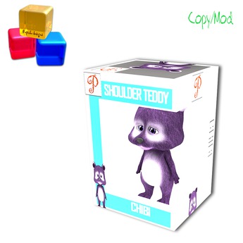 Second Life Marketplace - Animated Shoulder Teddy - Chibi