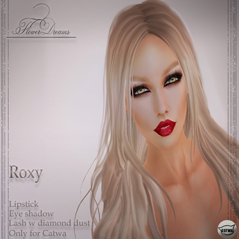 Second Life Marketplace - .:FlowerDreams:.Roxy Makeup set - red Demo