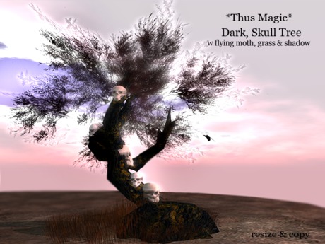 Second Life Marketplace - *Thus Magic*~ Dark Skull Tree