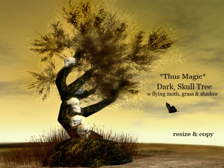 Second Life Marketplace - *Thus Magic*~ Dark Skull Tree