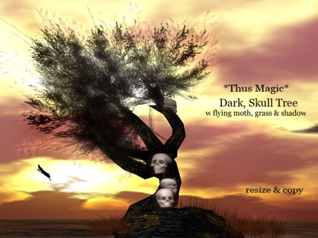 Second Life Marketplace - *Thus Magic*~ Dark Skull Tree