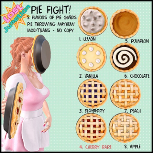 Second Life Marketplace - [LJ] PIE FIGHT - #05 - Pumpkin Pie