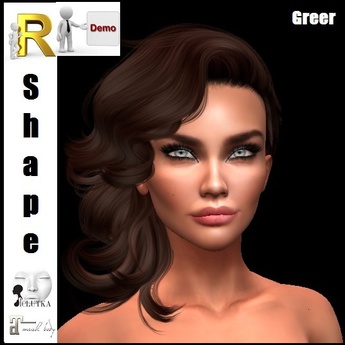 Second Life Marketplace - MONIKA - Shape for LeLutka Greer Bento head DEMO