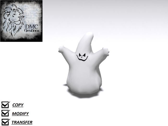 Second Life Marketplace - Ghost 002 GIFT Full Perm Mesh