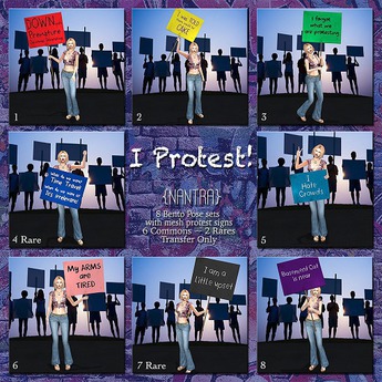 Second Life Marketplace - {NANTRA} I Protest! 6