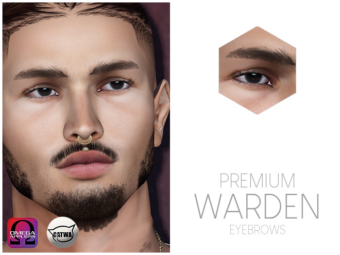 Second Life Marketplace - Premium - Warden - Eyebrows