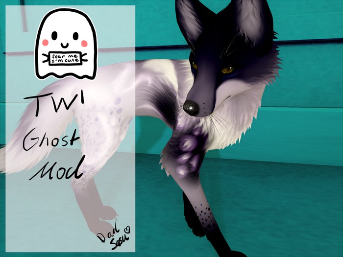 Second Life Marketplace - .:DatSasu:. TWI Fox Ghost (halloween special)