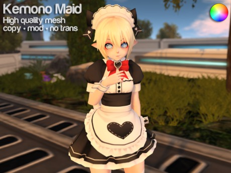 Second Life Marketplace - [Project Cosplay] Maid Outfit for Kemono