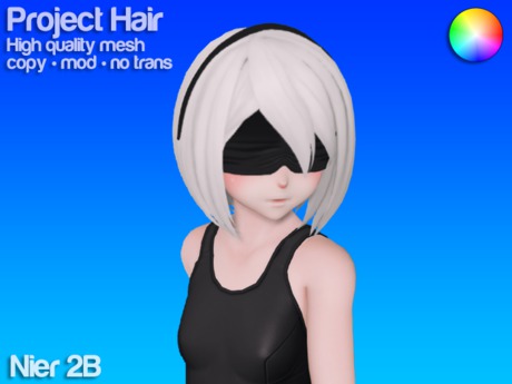Second Life Marketplace - [Project Hair] NieR 2B