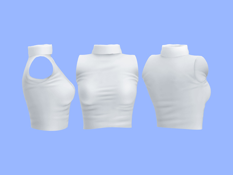 Second Life Marketplace - %50WINTERSALE Full Perm Women's Sleeveless ...