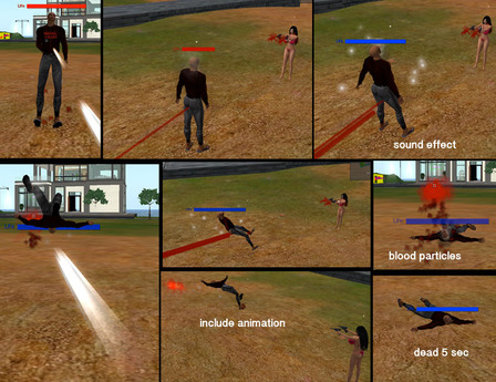 Second Life Marketplace - Health Meter combat system