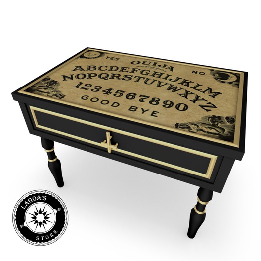 Second Life Marketplace - Devil Lover Set-Ouija Board(black) (REZZ)