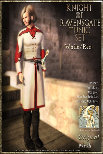 Second Life Marketplace - !!!SMD!!! Knight of Ravensgate Tunic Set ...