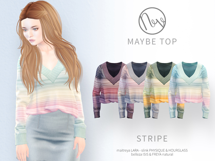 Second Life Marketplace - neve top - maybe stripe