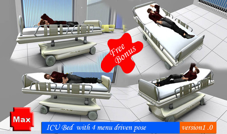 Second Life Marketplace - Hospital Bed & ICU Bed version 2.0