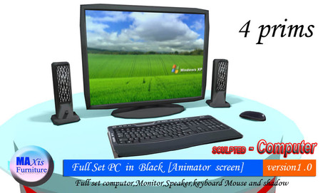 Second Life Marketplace - Full Set PC [animated screen]