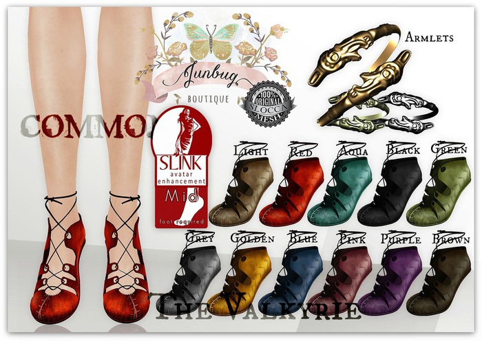 Second Life Marketplace - *{Junbug}* The Valkyrie's Armlet in Silver