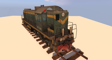 Second Life Marketplace - Soviet Locomotive TEM2