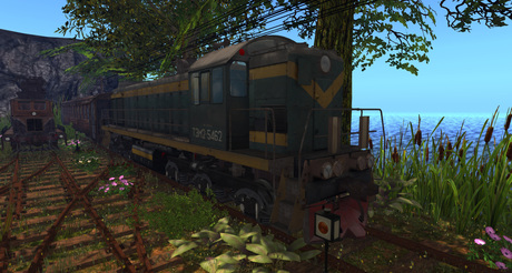 Second Life Marketplace - Soviet Locomotive TEM2