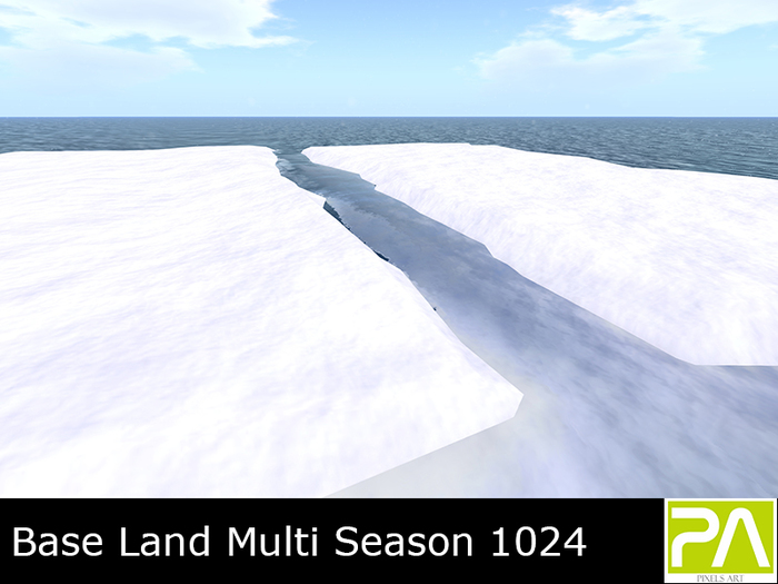 Second Life Marketplace - Base Land Winter Landscape 1024