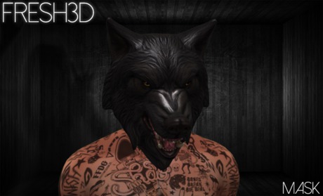 Second Life Marketplace - Fresh3D Wolf Mask