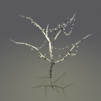 Second Life Marketplace - T-Spot Mesh - Young Birch Tree w/ Light ...