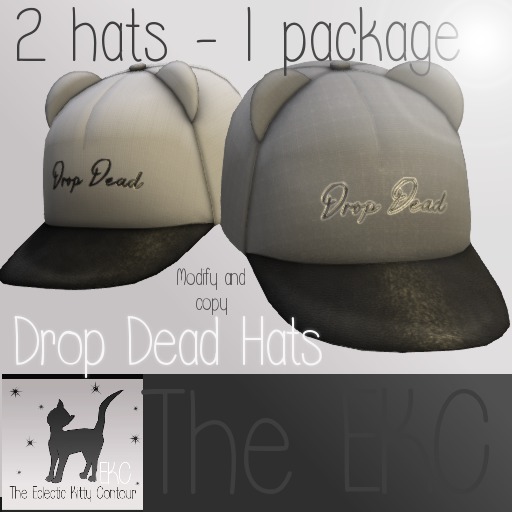 Second Life Marketplace - The EKC - Drop Dead hats