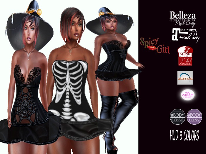 Second Life Marketplace Sg Outfit Sexy Witch