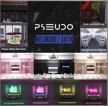 Second Life Marketplace - Pseudo- Ritz Closet Backdrop Somber