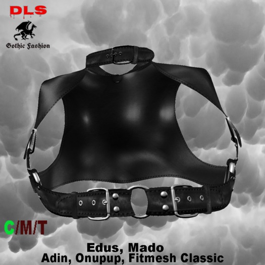 Second Life Marketplace - Male Harness leather black boxed