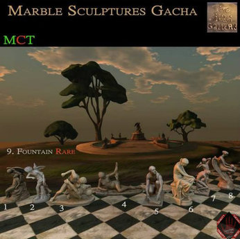 Second Life Marketplace - The Sias Gallery - Marble statues gacha 4 ...