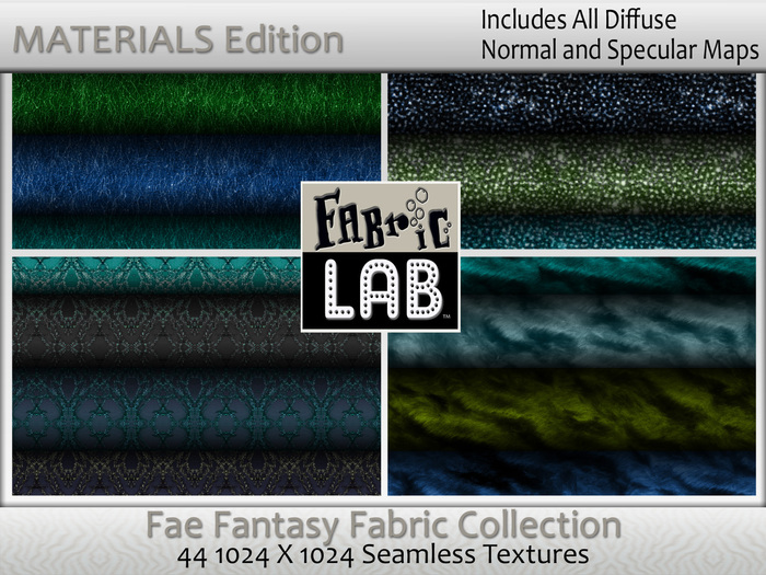 Second Life Marketplace - Fabric Lab ME Fae Fantasy Texture Collection ...