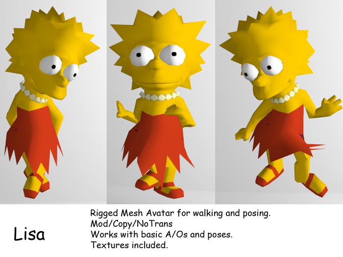 Second Life Marketplace - Lisa Mesh Avatar 1.0