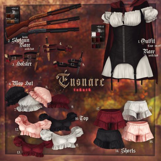 Second Life Marketplace - 8. toksik - Ensnare Mop Hat (Pink)