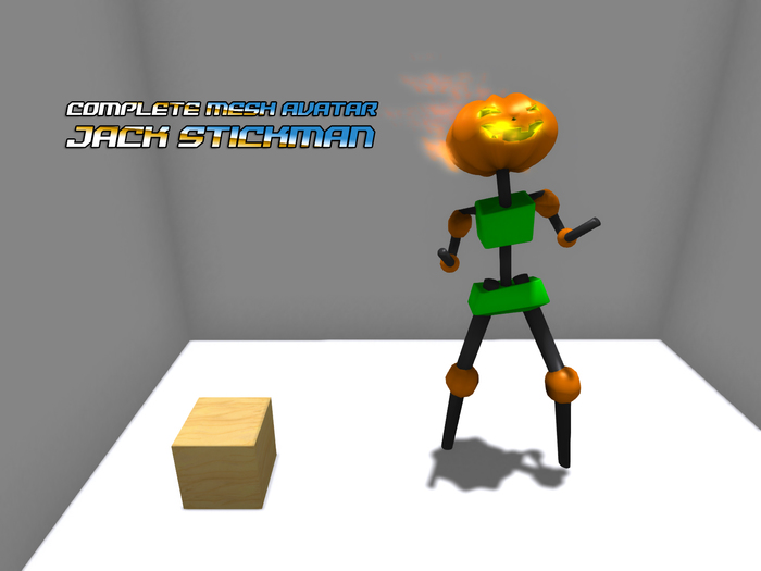 Second Life Marketplace - JACK STICKMAN AVATAR / 100% mesh