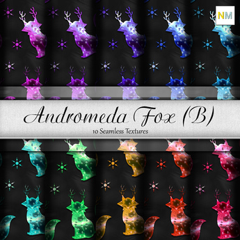 Second Life Marketplace - Andromeda Fox Set B 10 Seamless Textures NM
