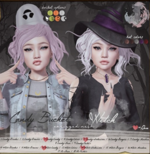 Second Life Marketplace - 9.Doe: Candy Bucket - Pastels