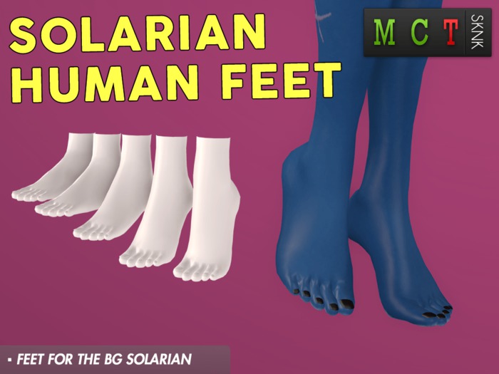 Second Life Marketplace - SKNK - Solarian Feet
