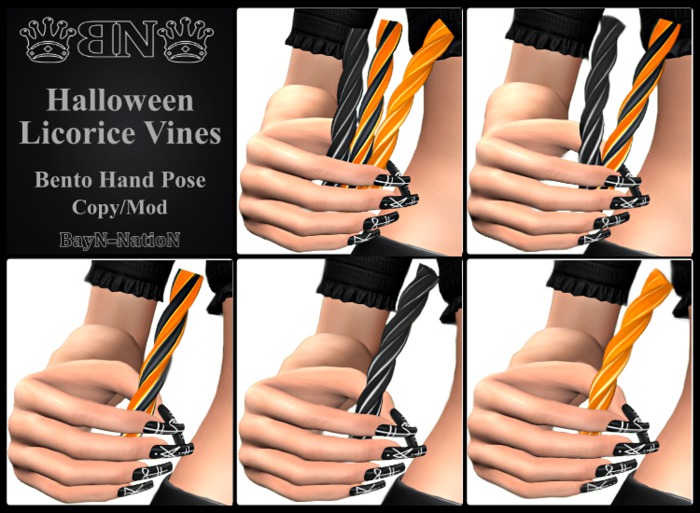 Second Life Marketplace - BayN-NatioN- Halloween Licorice Vines 1.2 or 3