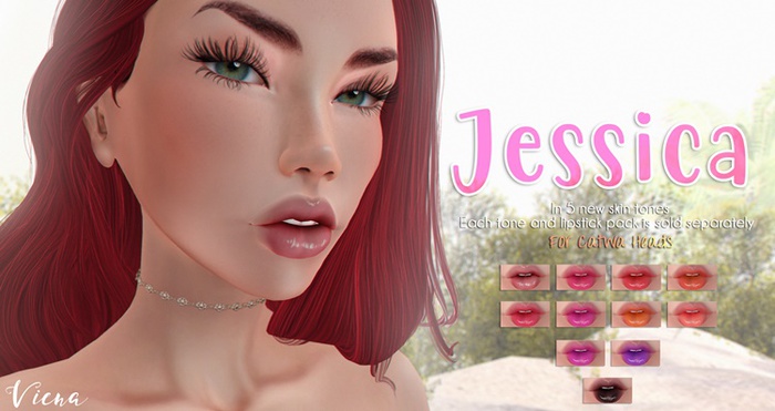 Second Life Marketplace - Viena :: Catwa Head Applier Jessica Tone 5