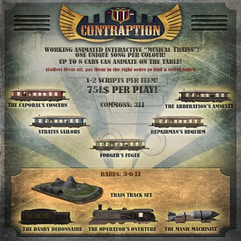 Second Life Marketplace - [ContraptioN] Musical Train ALMOST COMPLETE ...