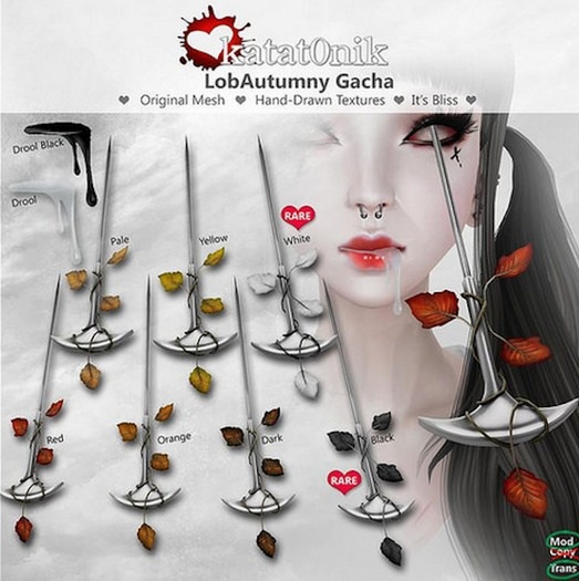 Second Life Marketplace - (wear) *katat0nik* (orange) LobAutumny Needle