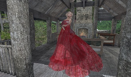 Second Life Marketplace - SAS - Folly Red Gown (MB&M)